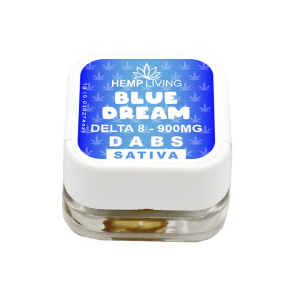 Delta 8 Dab Wax 1g Jar - Blue Dream 900mg - Copper Mountain Hemp Traders
