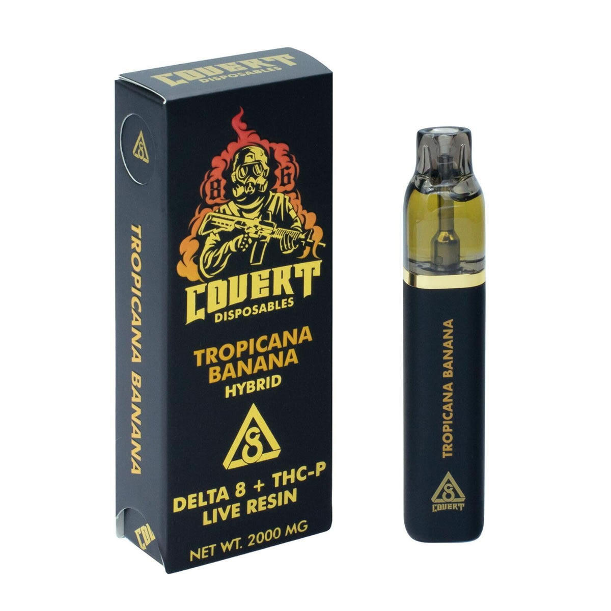 Tropicana Banana THCA + THCP + D8 Live Resin Disposable Vaporizer 2 ...