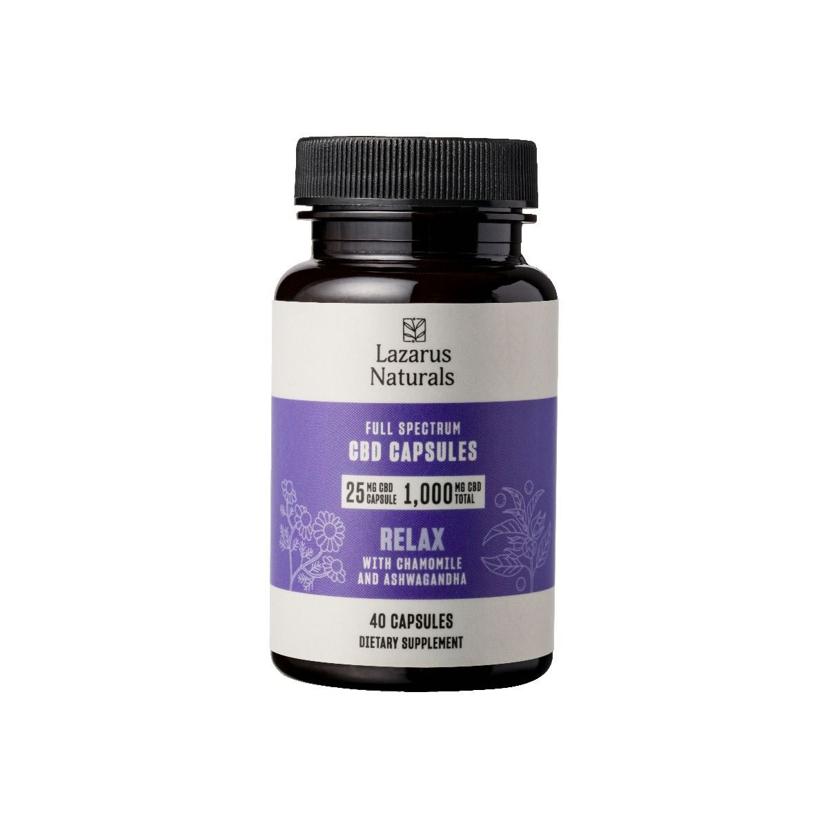 Full Spectrum CBD Relax Capsules — Lazarus Naturals - Copper Mountain ...